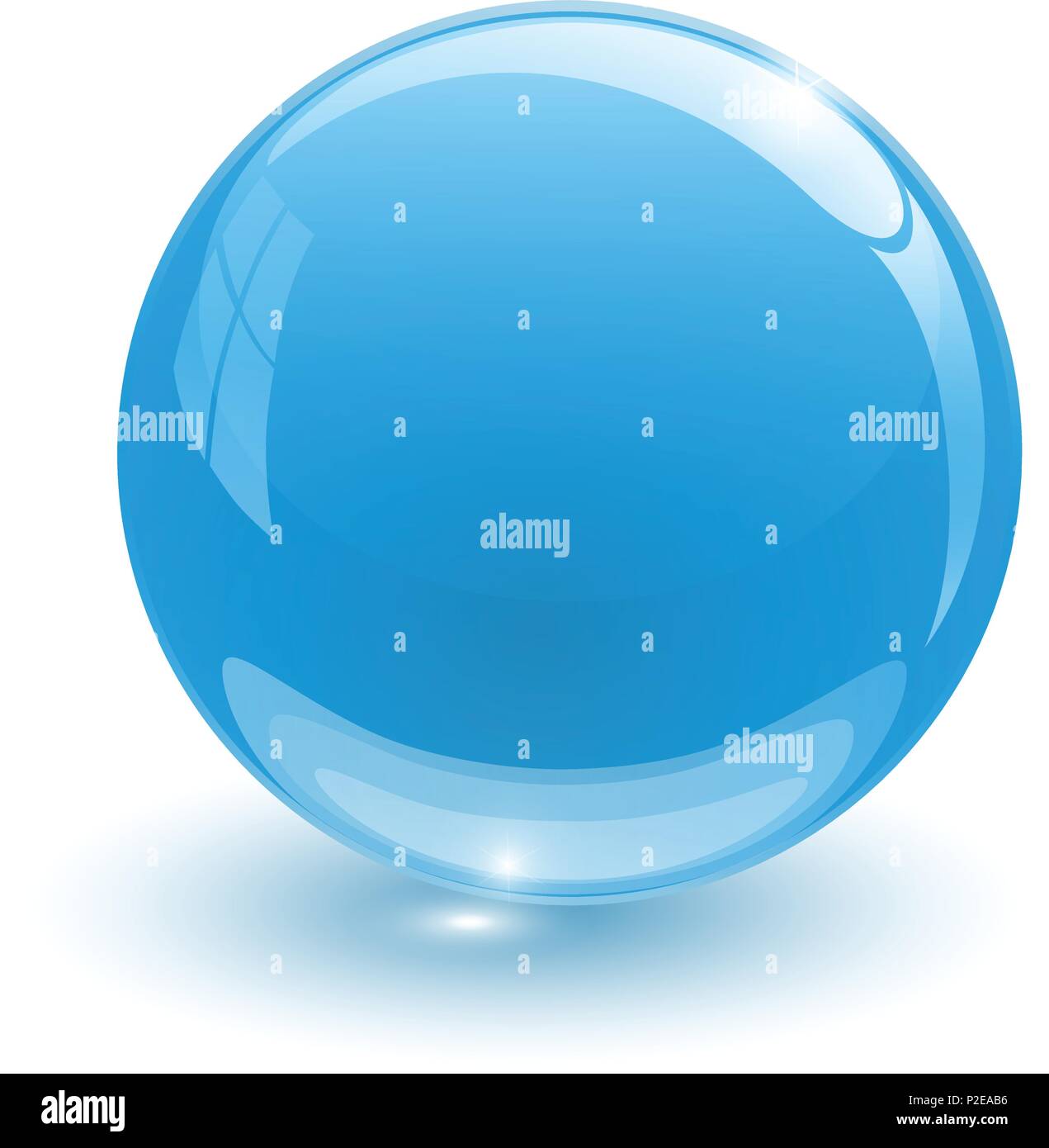 Navy blue glassy ball Stock Vector Image & Art - Alamy