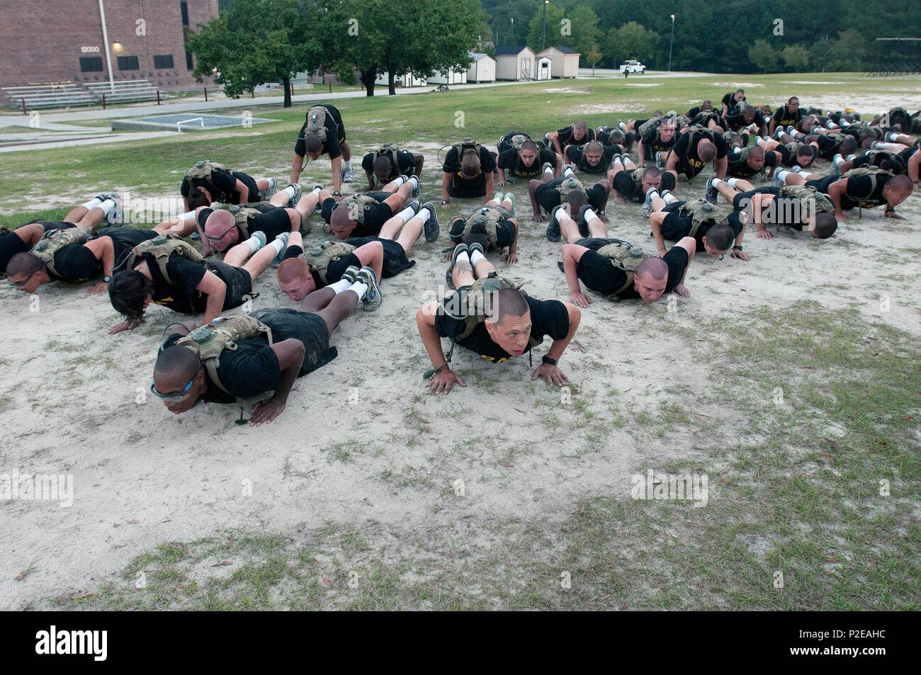 Basic Combat Training Soldiers from Company C, 1st Battalion, 34th ...