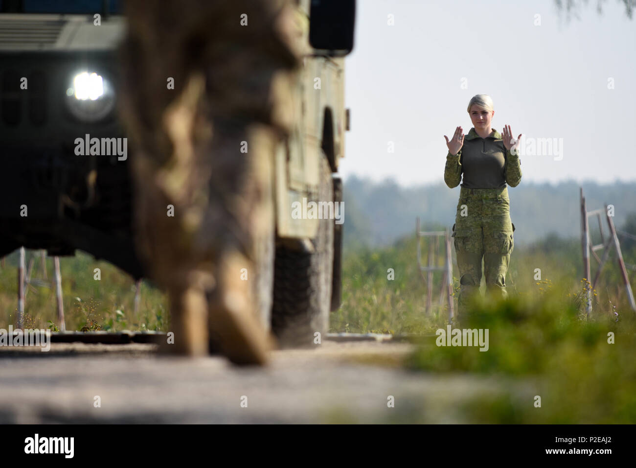 Driver hand signals hi-res stock photography and images - Alamy