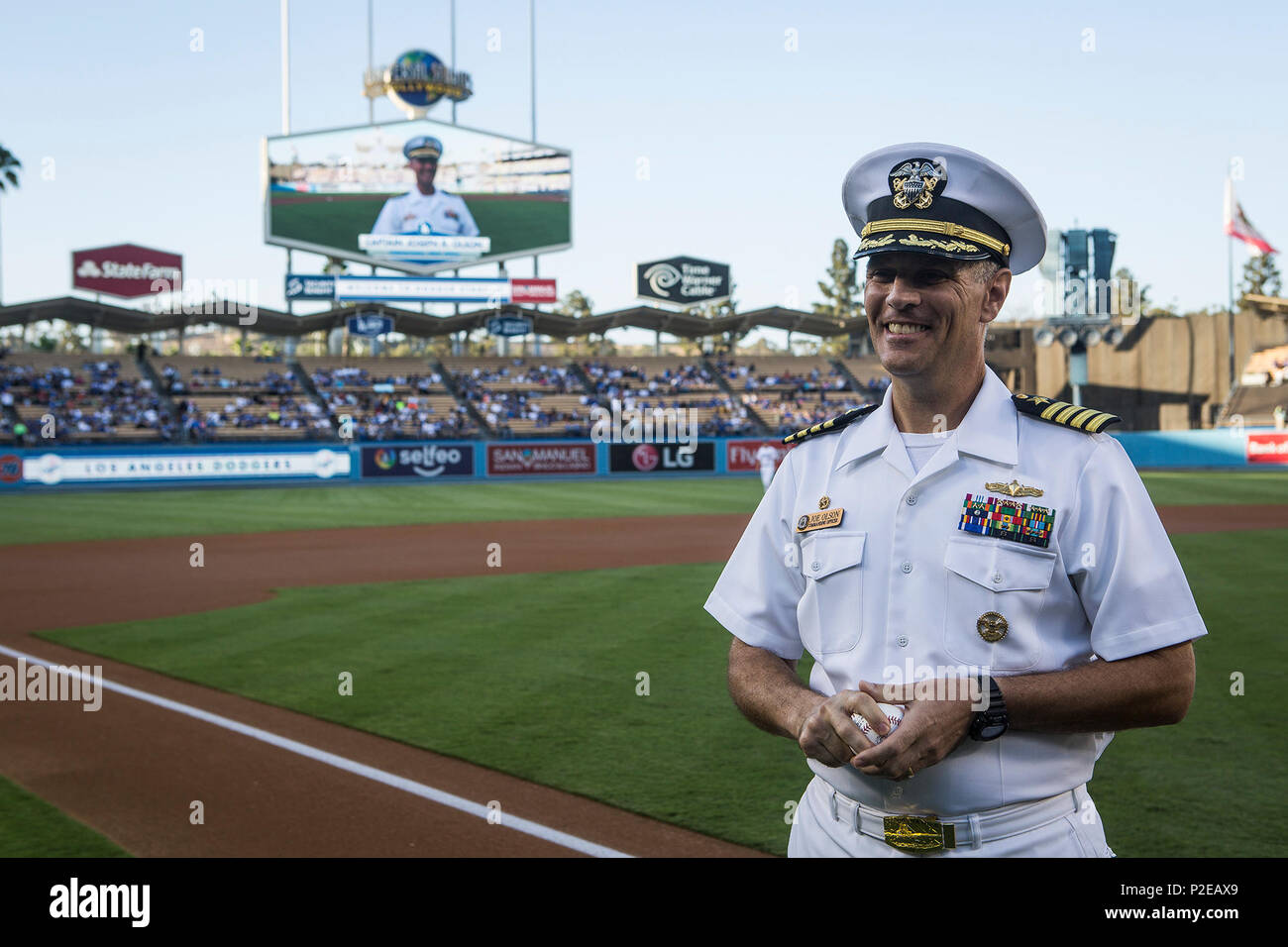 160903-M-ZH987-0076 LOS ANGELES - U.S. Navy Capt. Joseph R. Olson ...