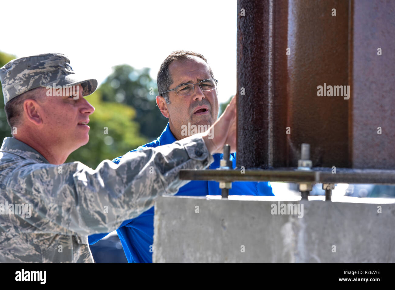 U.S. Air Force Col. Scott Reed, Vice Commander of the 180th Fighter ...