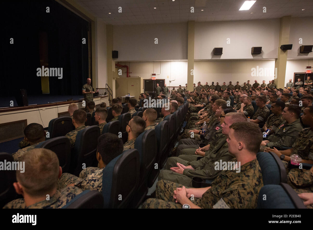 U.S. Marine Corps Col. Daniel Shipley, commander, Marine Aircraft Group ...