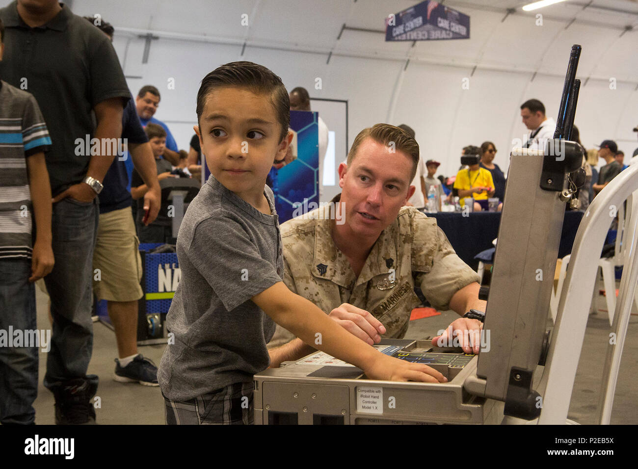 U.S. Marine Sgt. Craig Matz, an explosive ordnance disposal technician ...