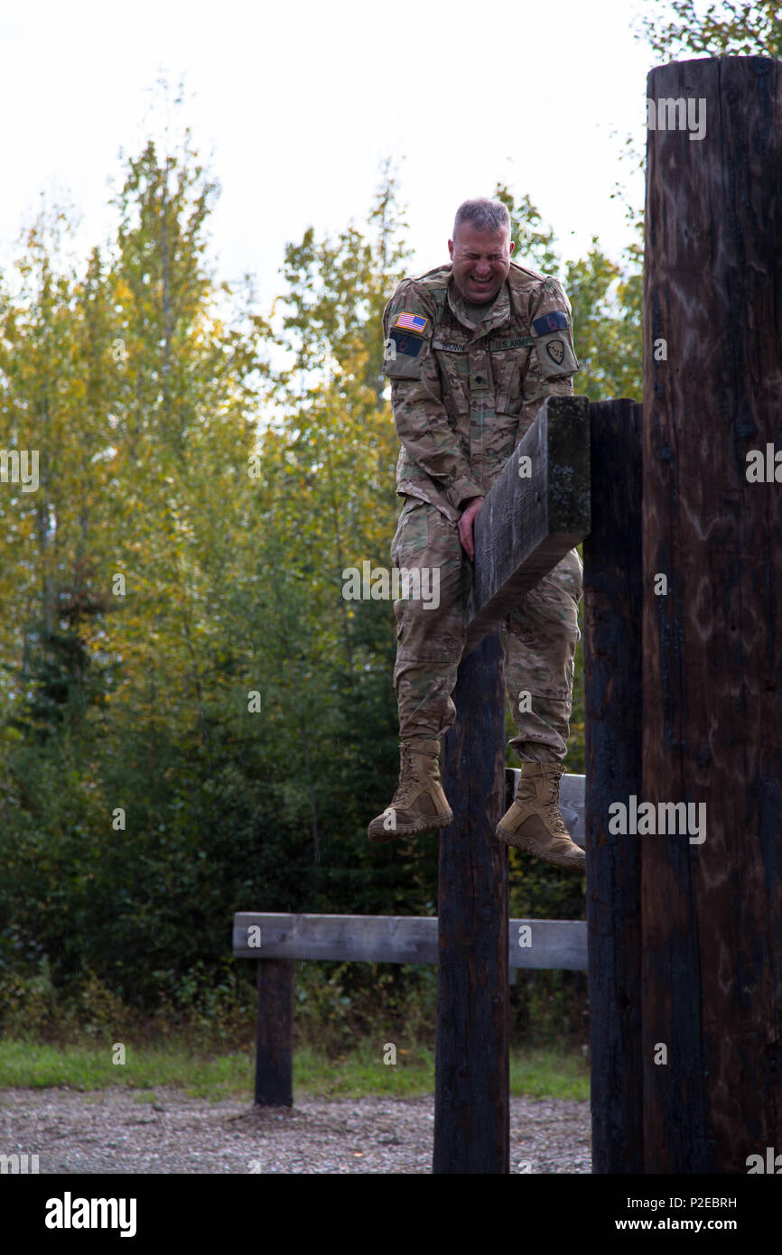 Spc. Jeffrey Brown, a military policeman with 49th Missile Defense ...