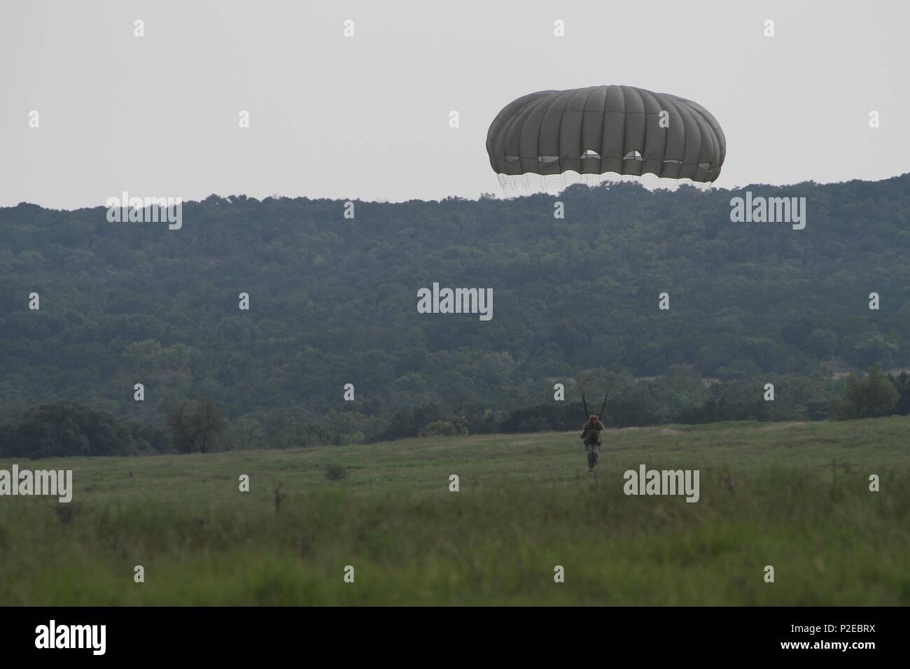 A paratrooper with Delta Company, 52nd Infantry Regiment (Long Range ...