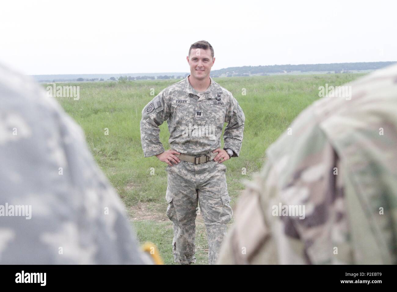 Capt. William Fuller, the commander of the Delta Company, 52nd Infantry ...