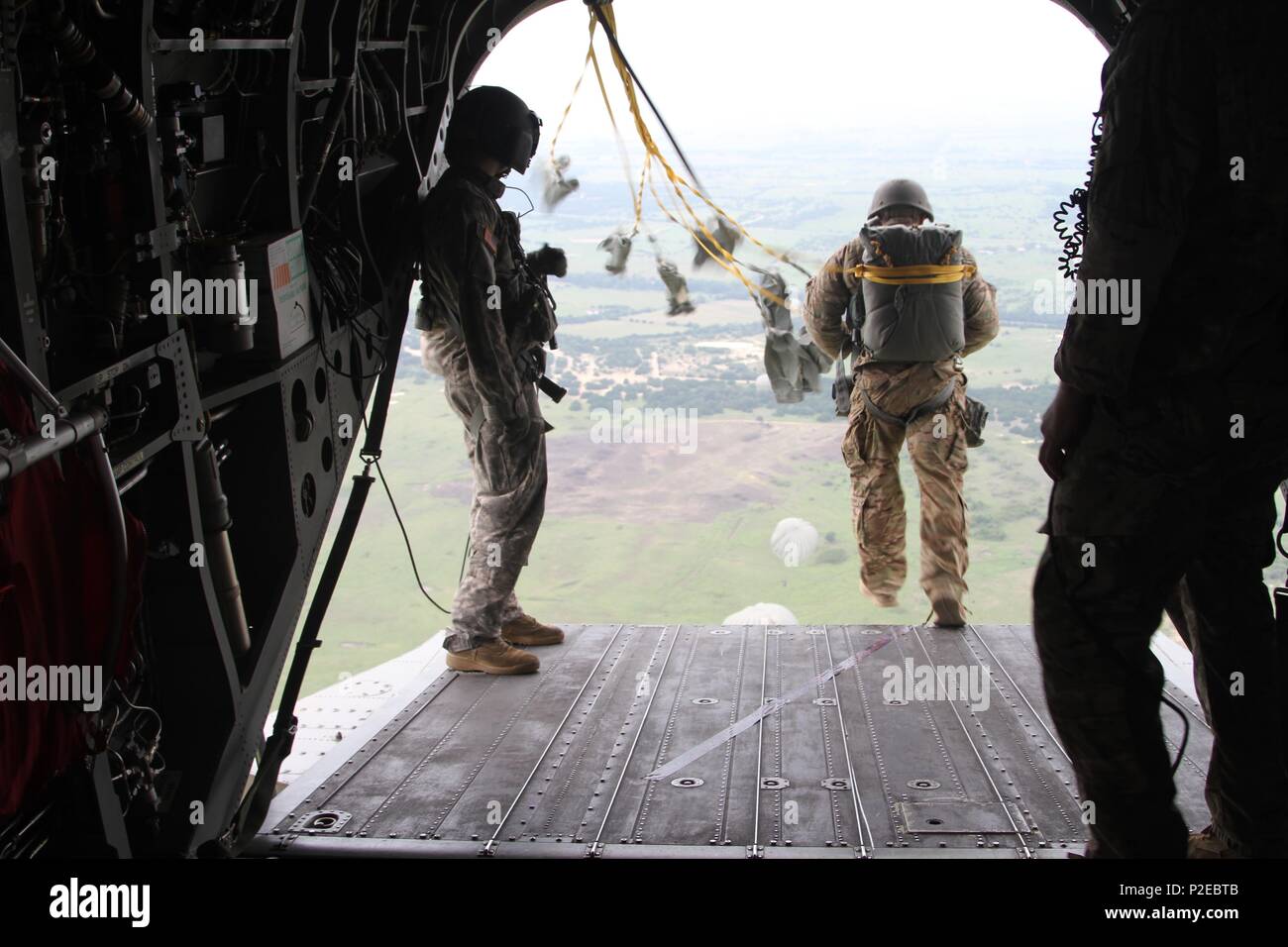 A paratrooper with Delta Company, 52nd Infantry Regiment (Long Range ...