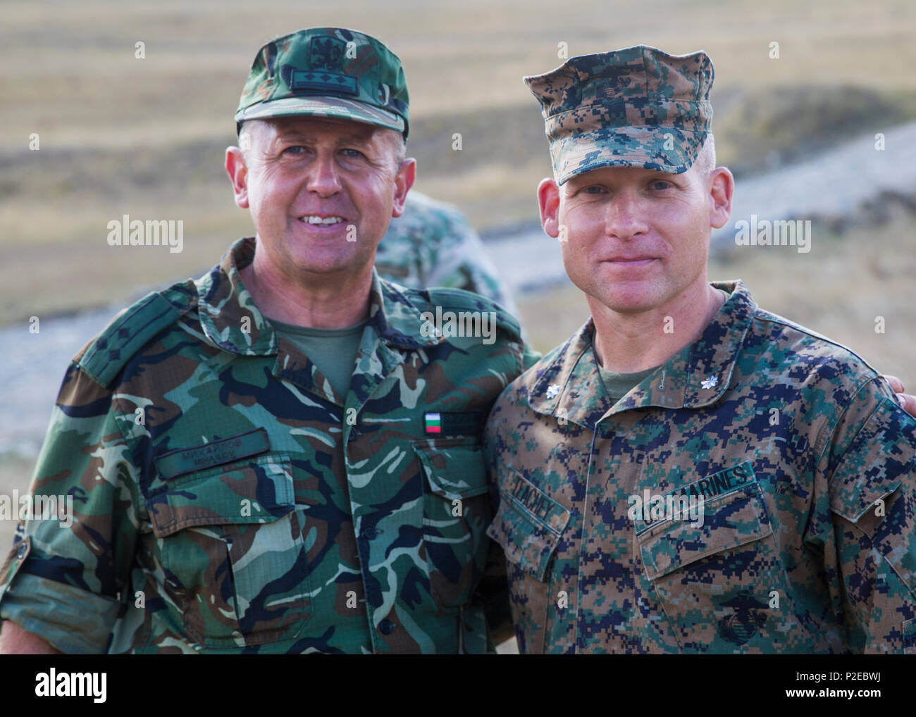 Lt. Col. Paul Teachey, the commanding officer of the Black Sea ...