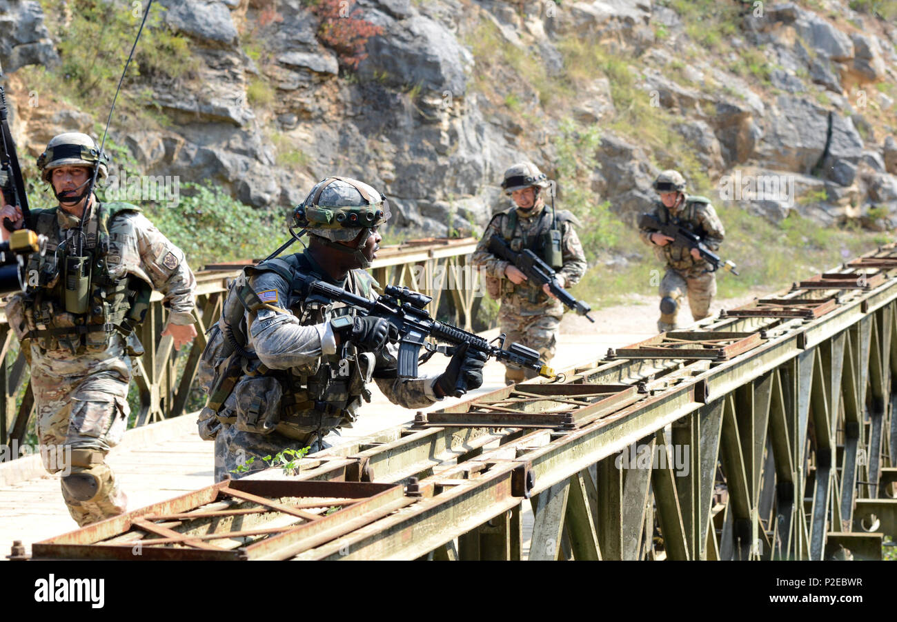 U.S. Army Staff Sgt. Leonard Sims, an infantryman assigned to 2nd ...