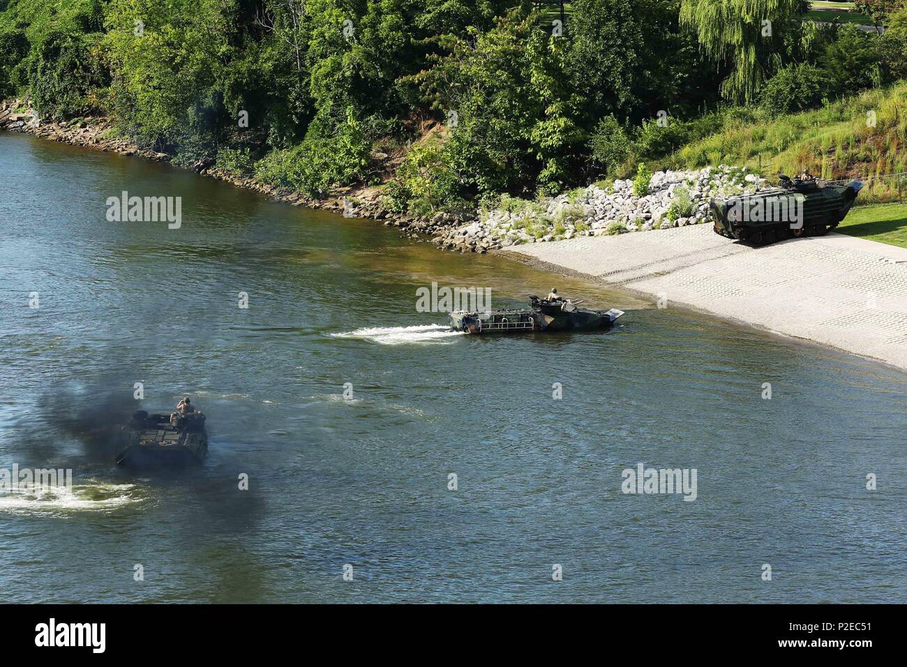Aav7 assault amphibious vehicles hi-res stock photography and images ...