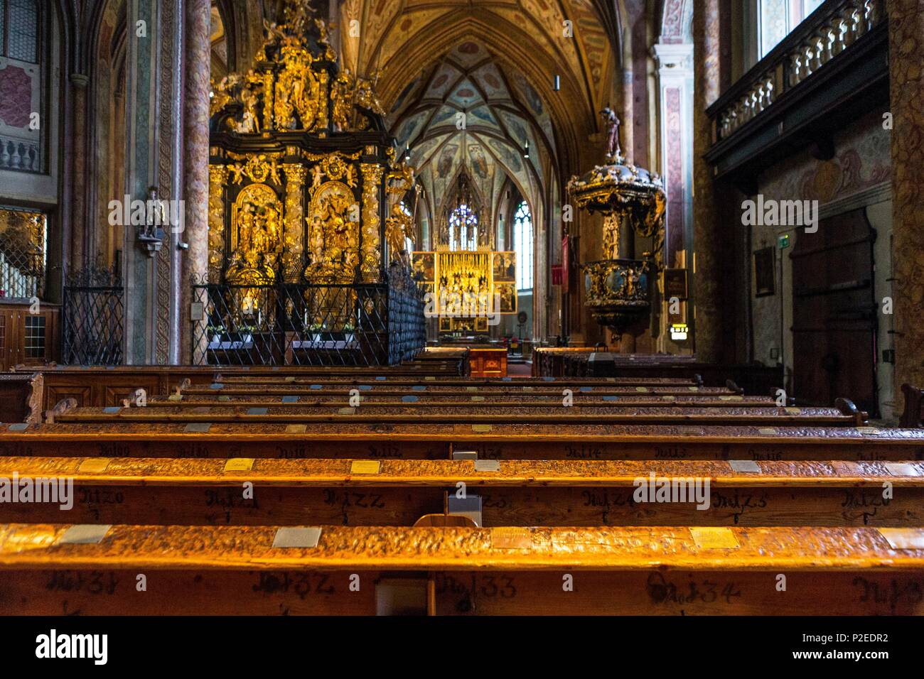Sankt wolfgang altarpiece hi-res stock photography and images - Alamy