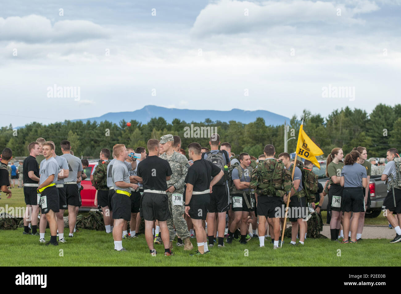 Cadets with UVM ROTC gather prior to the 10th Annual Vermont Remembers ...