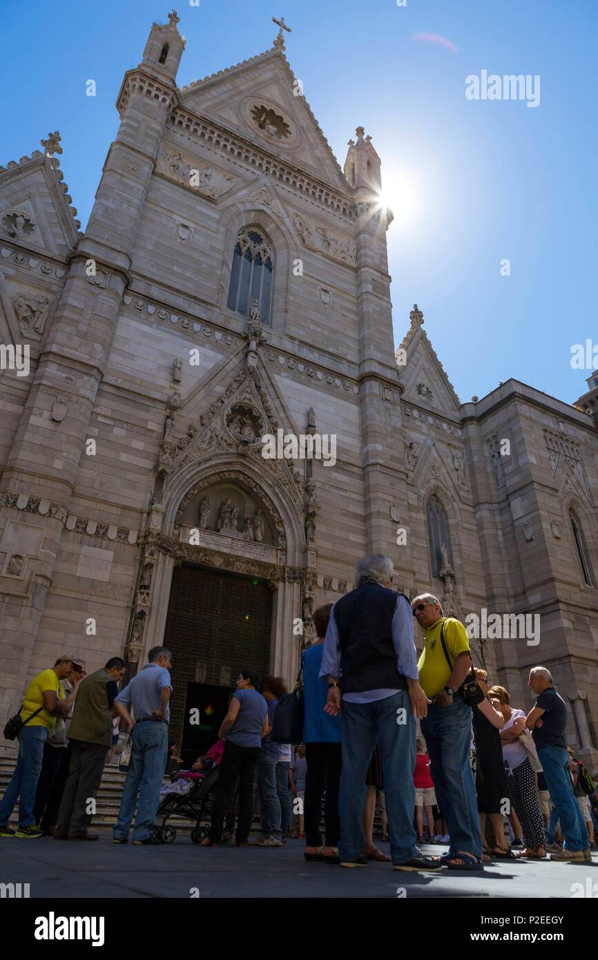 Italy, Campania, Naples, historical center listed as World Heritage by ...