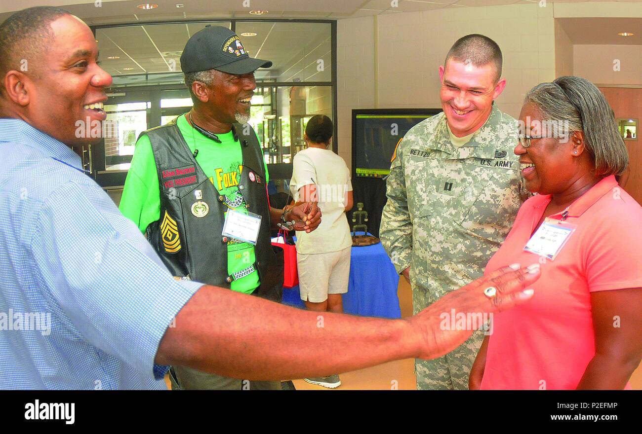 Retired 1st Sgt. Geryle Jones, retired 1st Sgt. Jeremiah Wesley, Capt ...