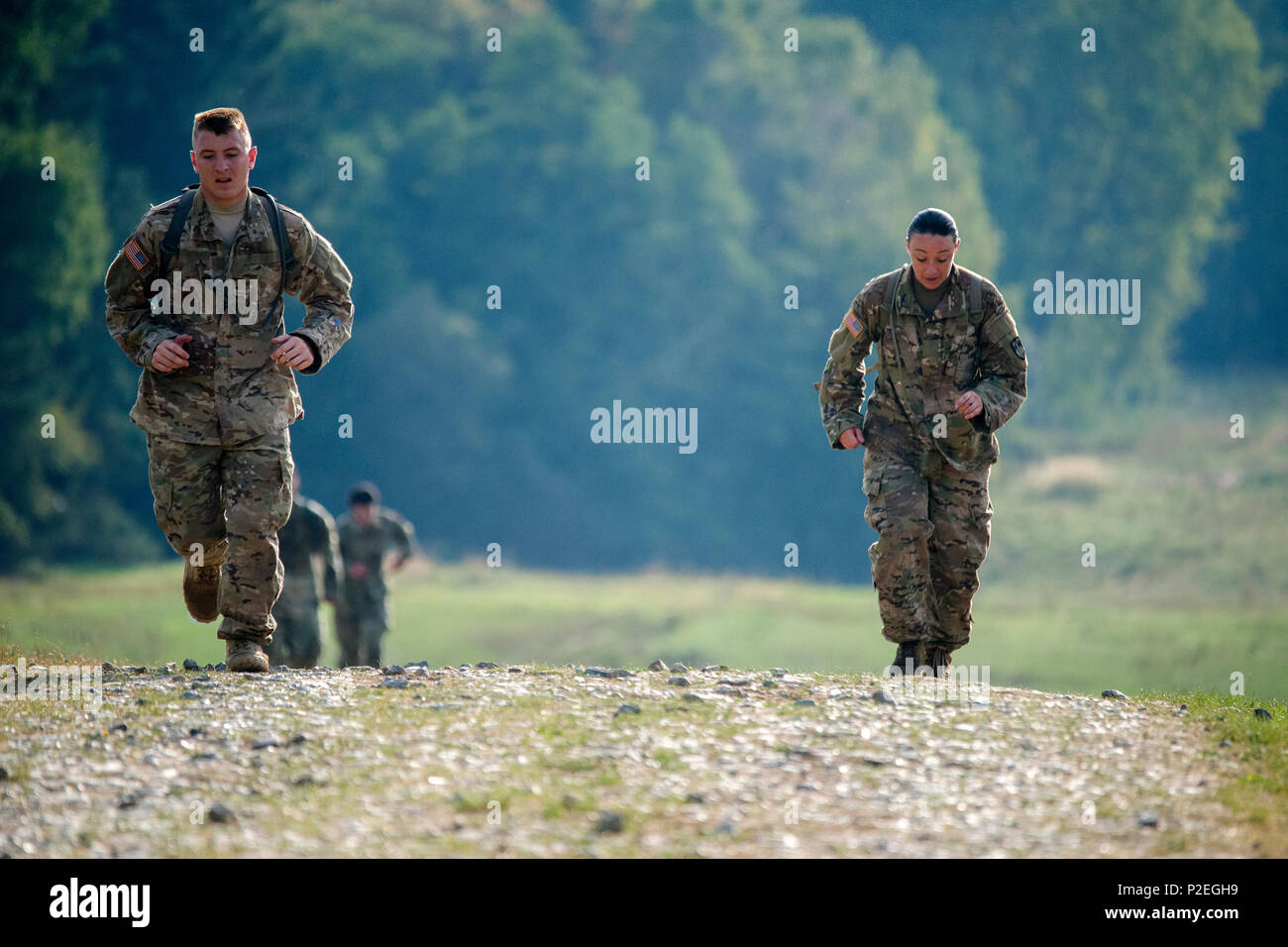 U.S. Soldiers with the 554th Military Police Company, 709th Military ...