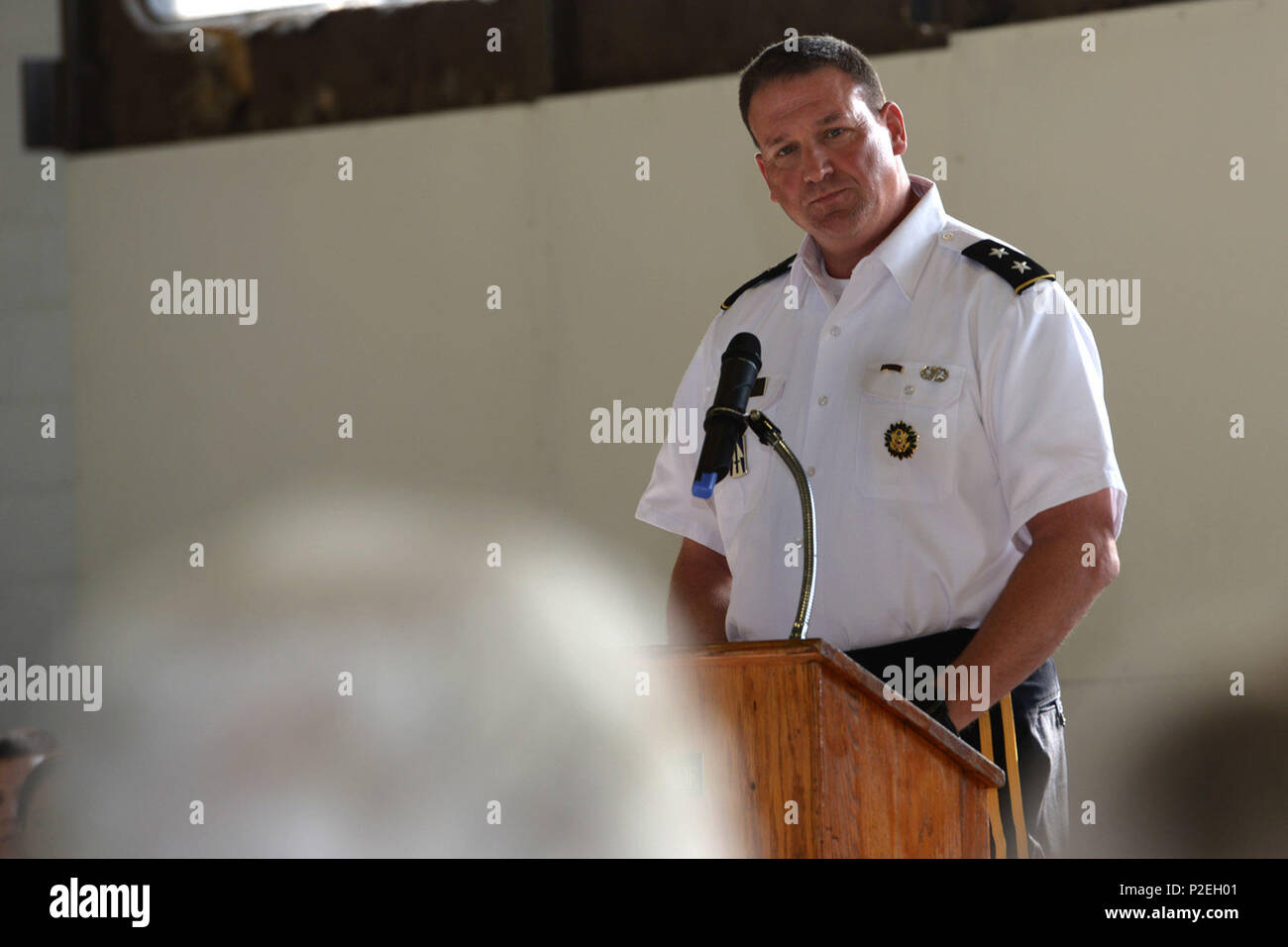 Indiana’s Adjutant General, Maj. Gen. Courtney P. Carr, speaks at the ...