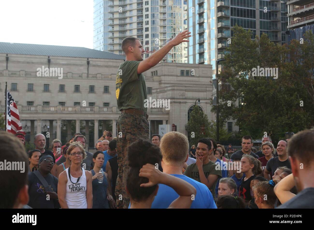 U.S. Marine Corps 1st Lt. Edward Bennett with Fox Company, 2nd ...