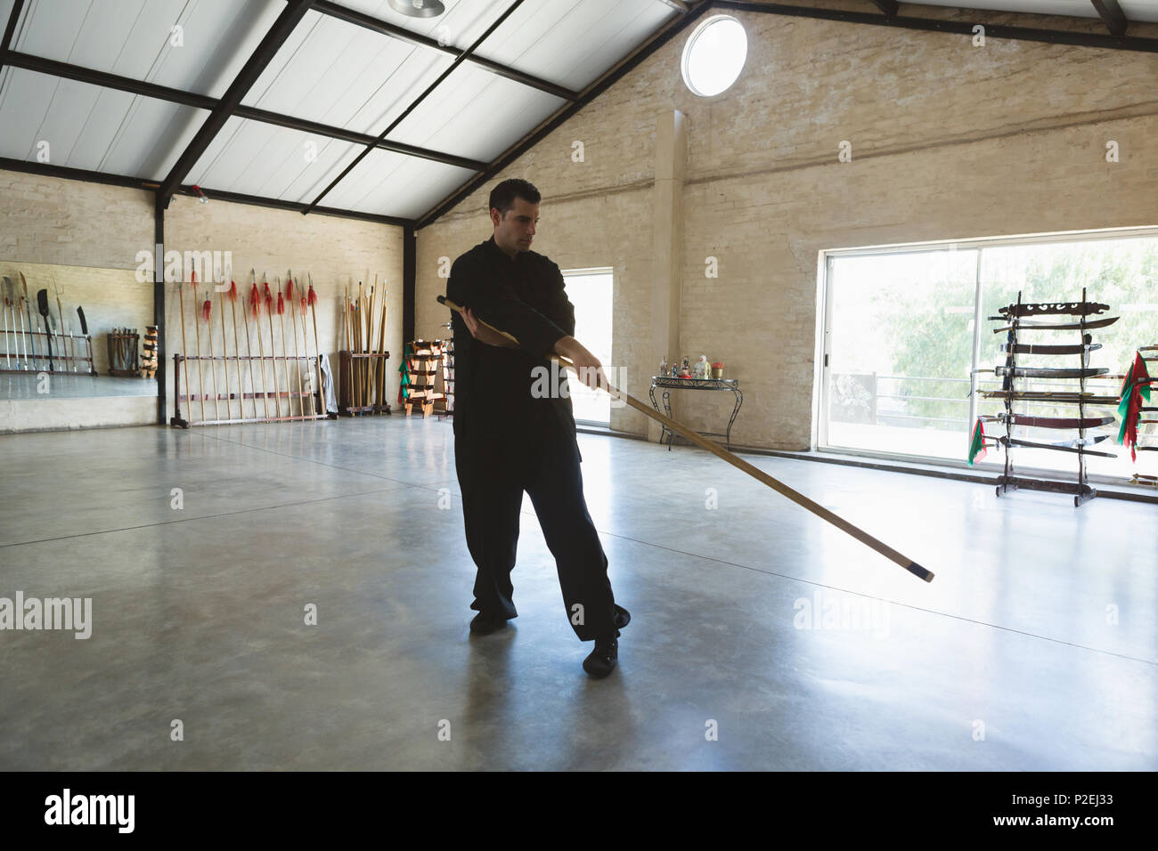 Long pole hi-res stock photography and images - Alamy