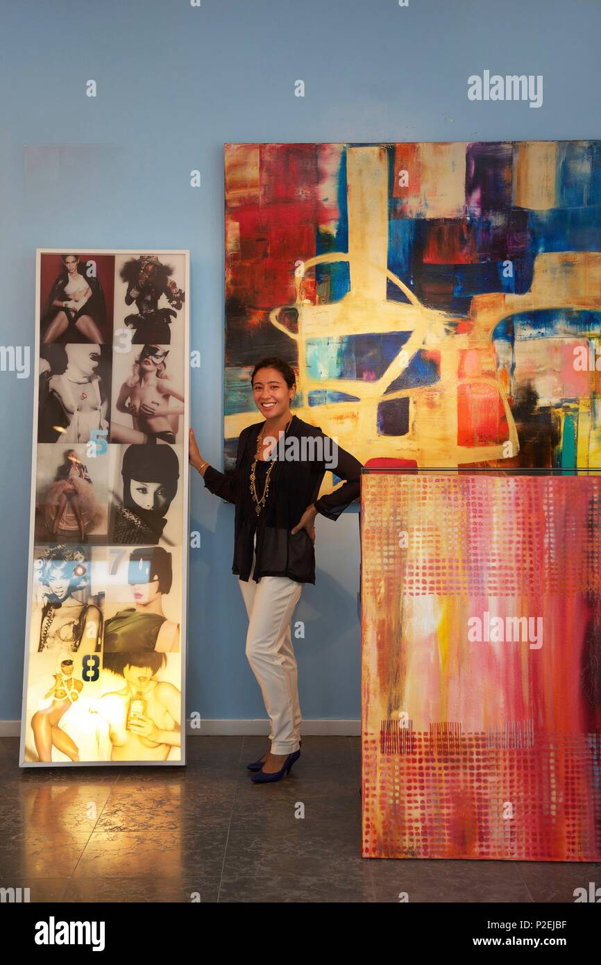 United States, Florida, Miami, Gallery of contemporary art in the ...