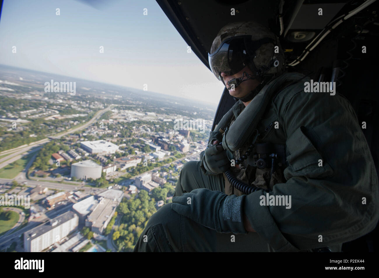 U.S. Marine Corps Sgt. Cody Rainey, a crew chief with Marine Light ...