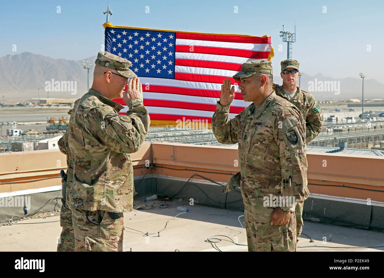 Lt. Col. Jason Miller, 518th Resolute Support Sustainment Brigade ...