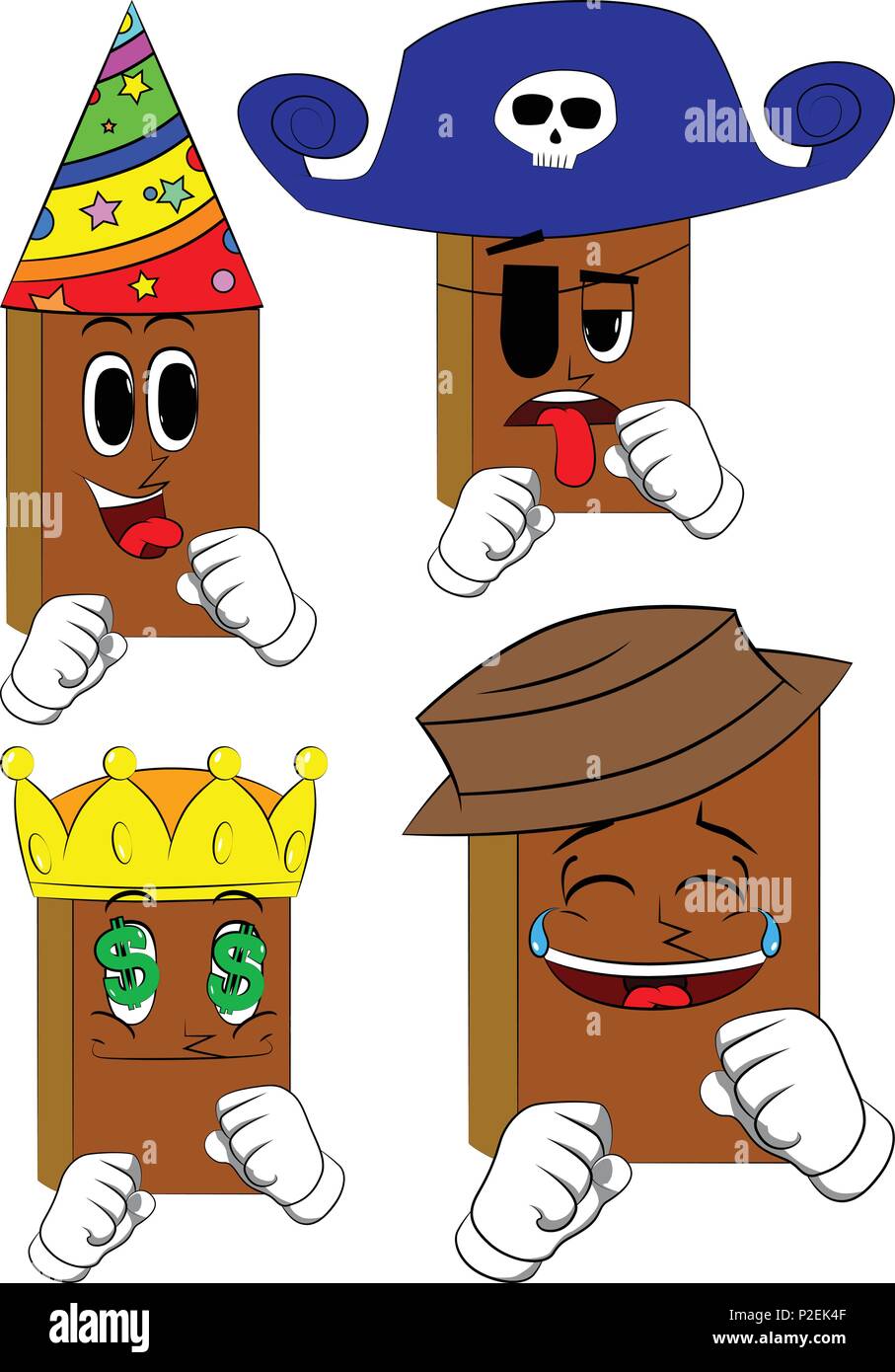 Books holding his fists in front of him ready to fight. Cartoon book ...