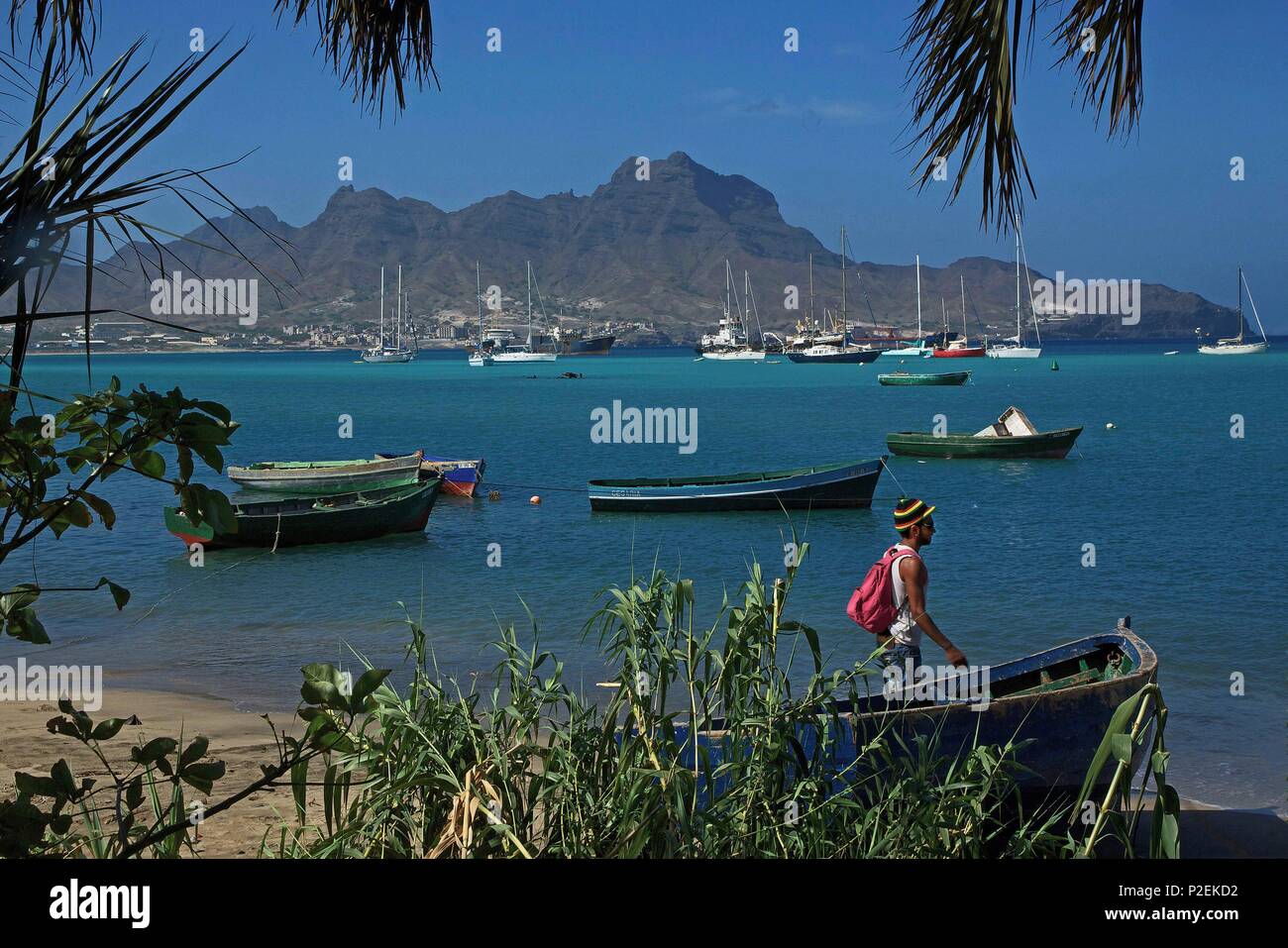 Mindelo beach hi-res stock photography and images - Alamy