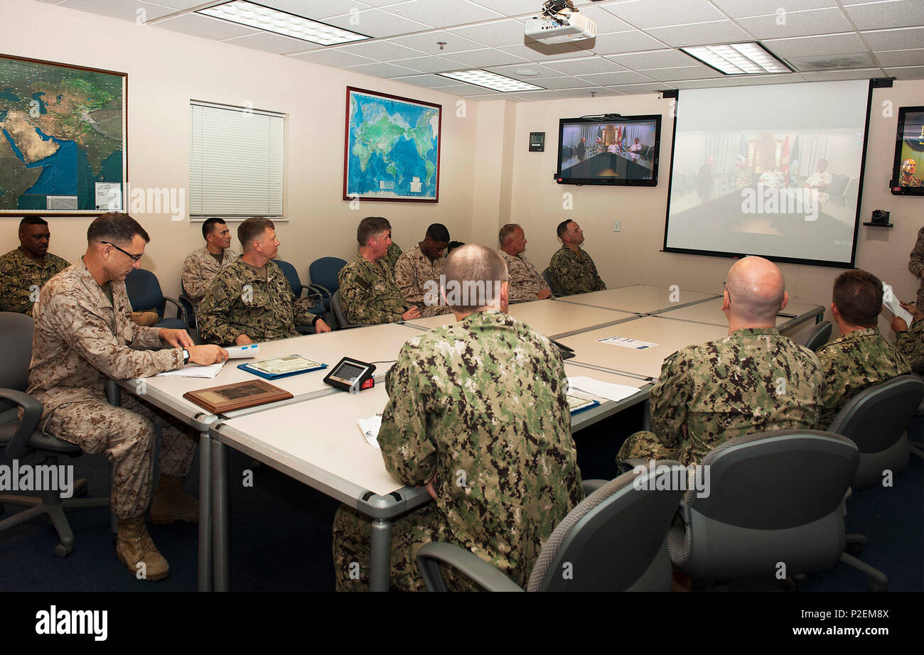 160907-N-YB753-004 MANAMA, Bahrain (Sept. 7, 2016) Members of U.S ...