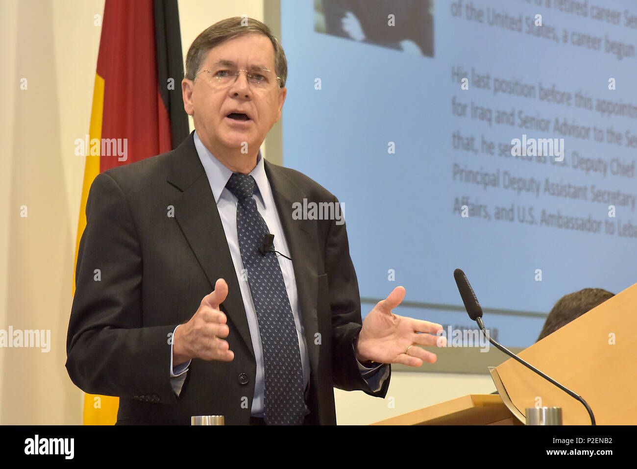 Ambassador David M. Satterfield, director general of the Multinational ...
