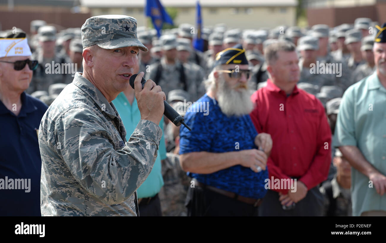 Brig. Gen. Patrick Doherty, 82nd Training Wing commander, talks to ...