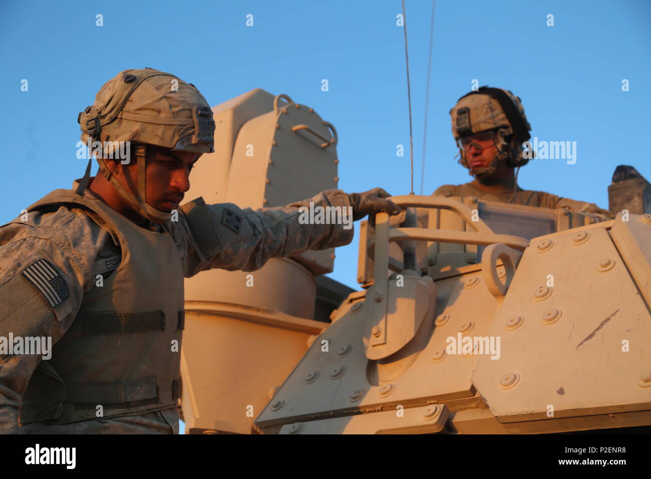 U.S. Soldiers assigned to 64th Brigade Support Battalion, 3rd Brigade ...