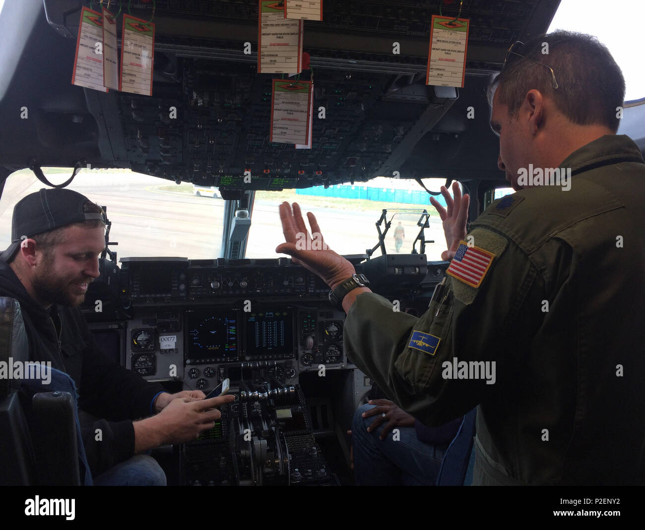 New York Air National Guard Lt.Col. Mark Cotton, a member of the 105th ...