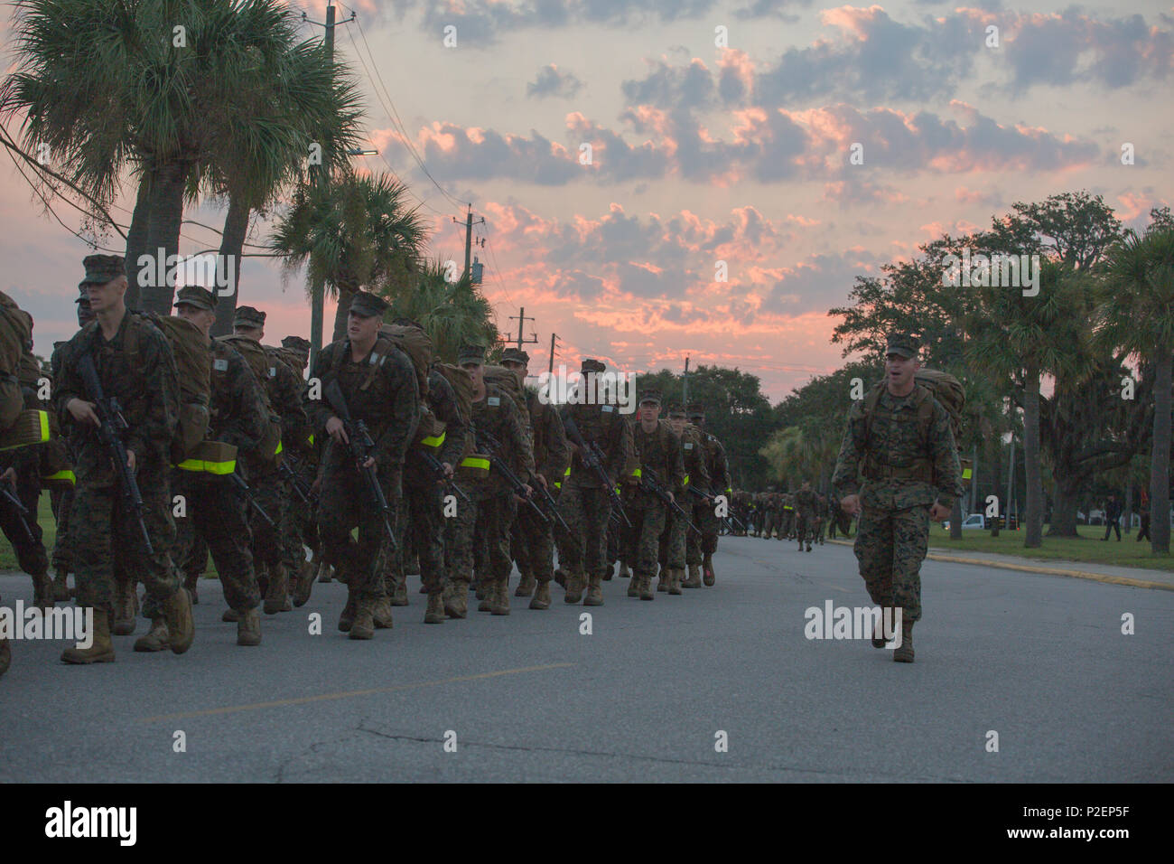 Marine coprs recruit depot hi-res stock photography and images - Alamy