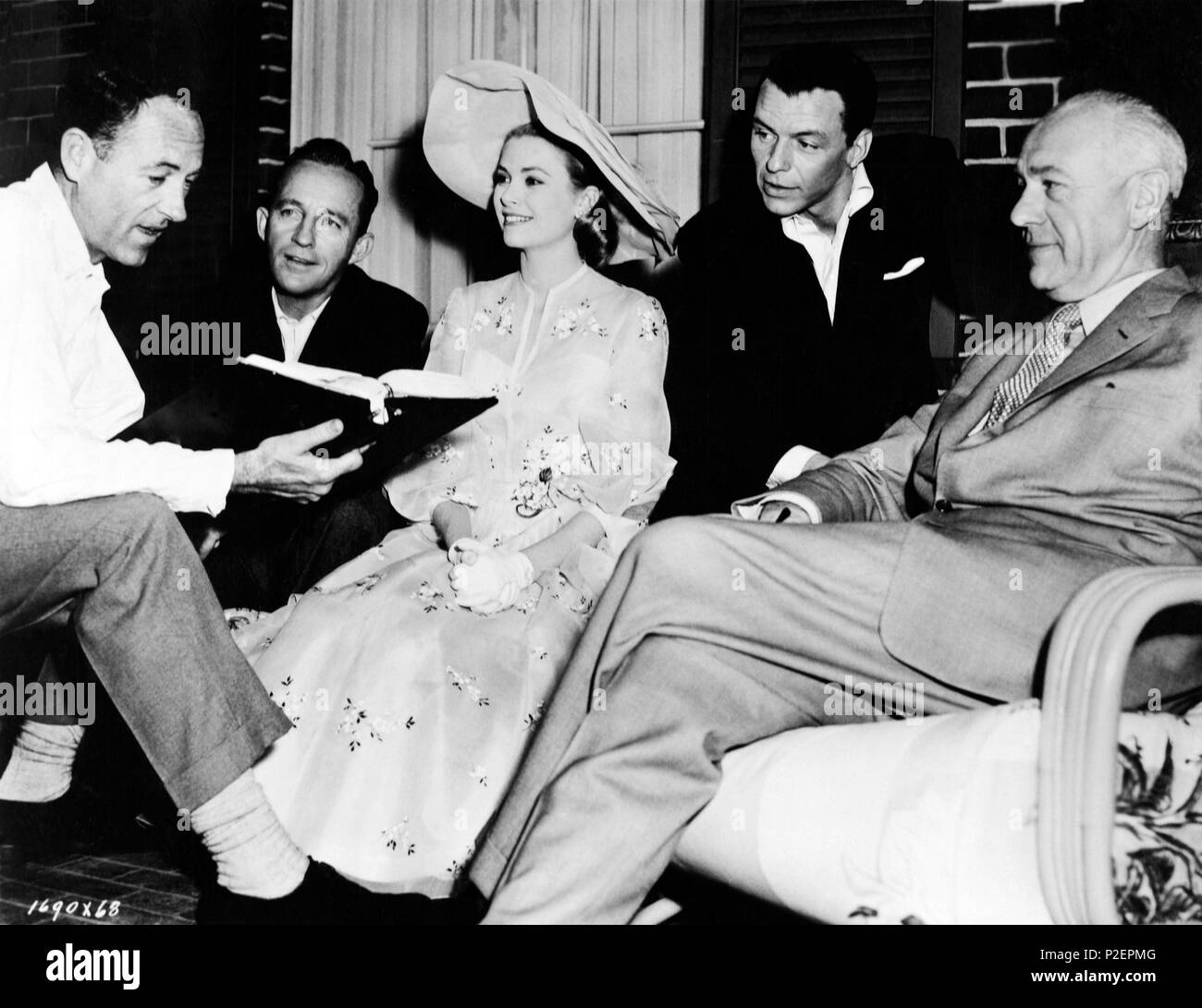 Grace kelly bing crosby society Black and White Stock Photos & Images ...