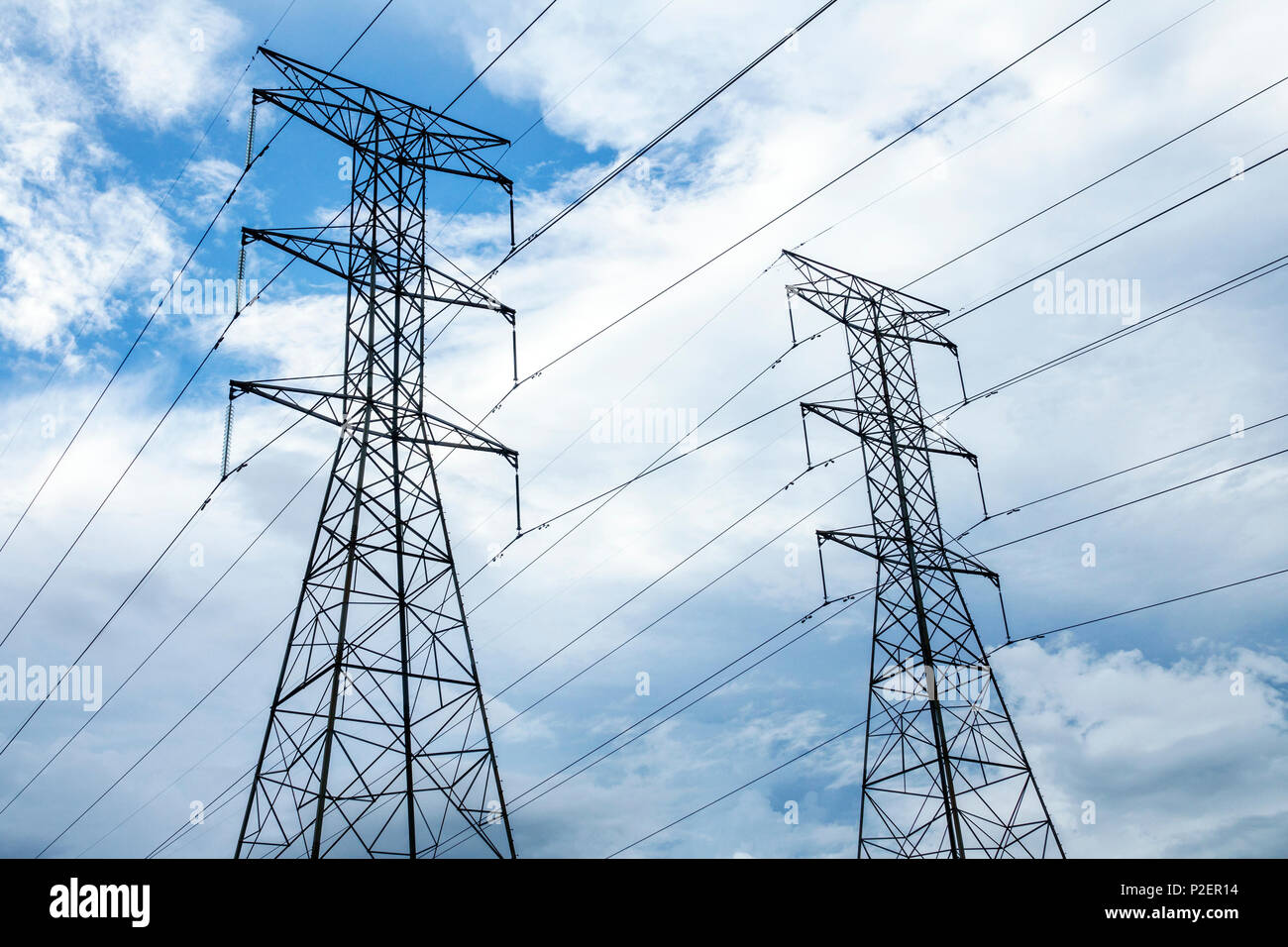 Electric power lines florida hi-res stock photography and images - Alamy
