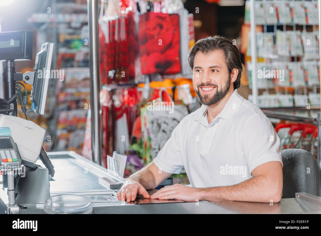 Male shop assistant clothes shop hi-res stock photography and images ...