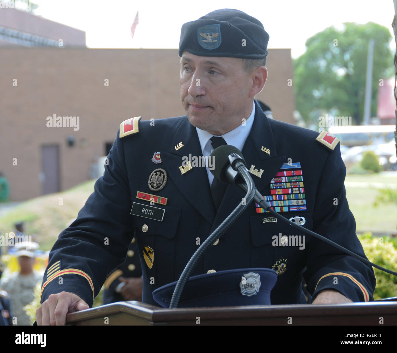 Col. Adam Roth, regional engineer for the Army Reserve’s 99th Regional ...