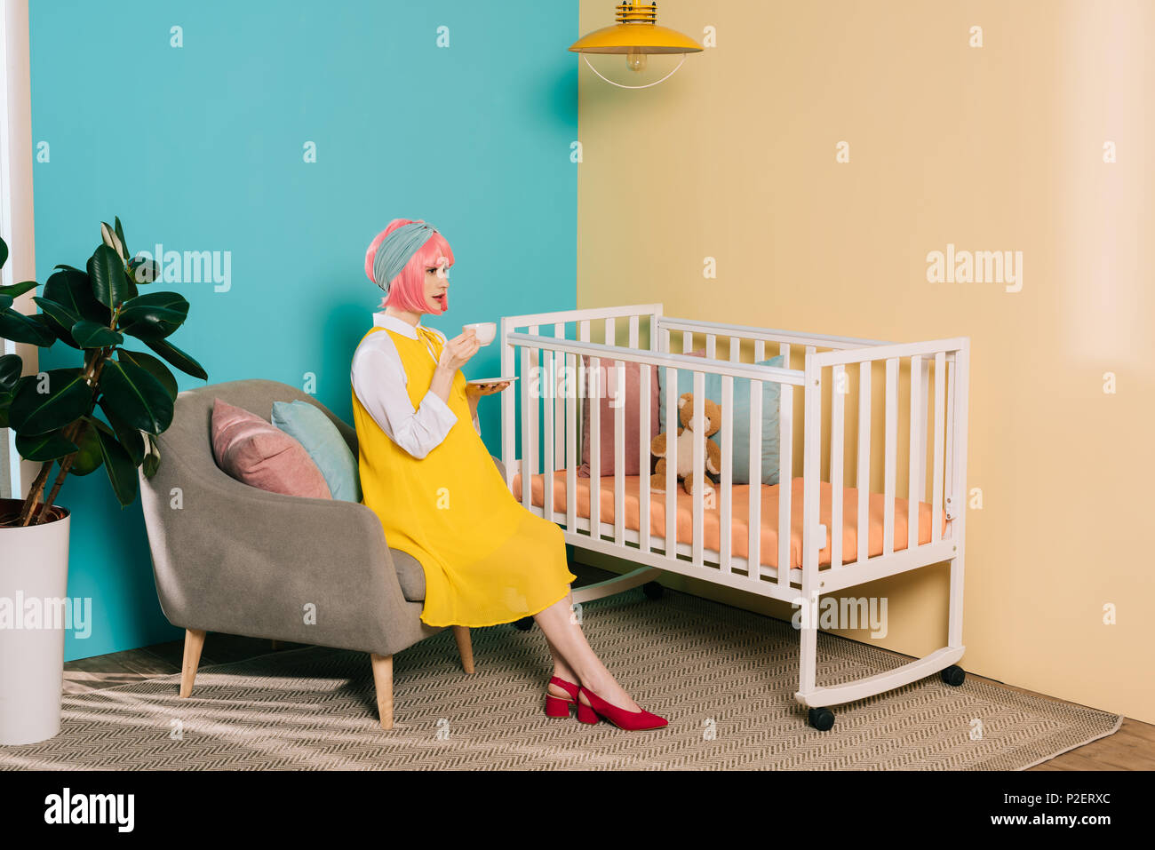 Cot side view hi-res stock photography and images - Alamy