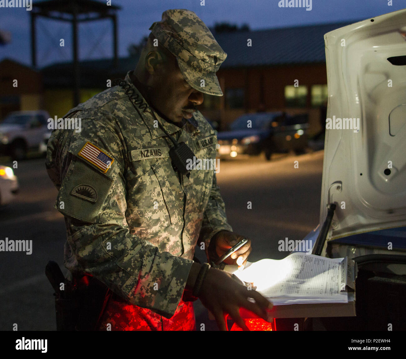 Spc. Valery P. Nzams a U.S. Army Reserve military police Soldier ...