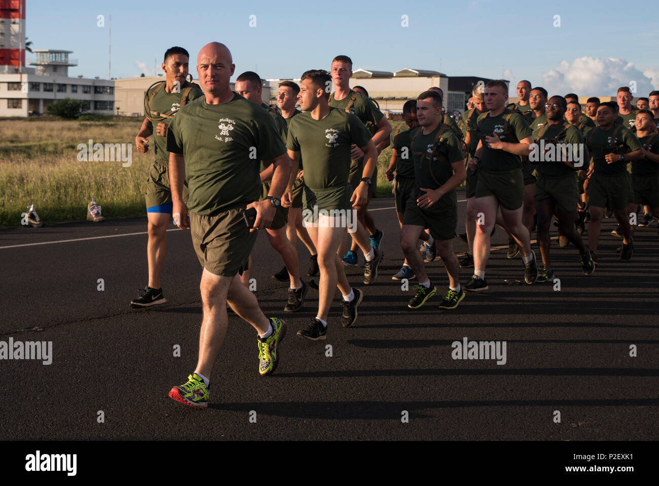PEARL HARBOR – Staff Sgt. David Reigelsperger (left), a platoon ...