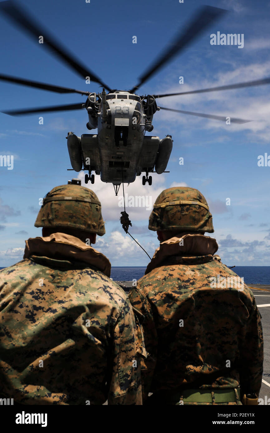 Marines with Company E, Battalion Landing Team, 2nd Battalion, 4th ...
