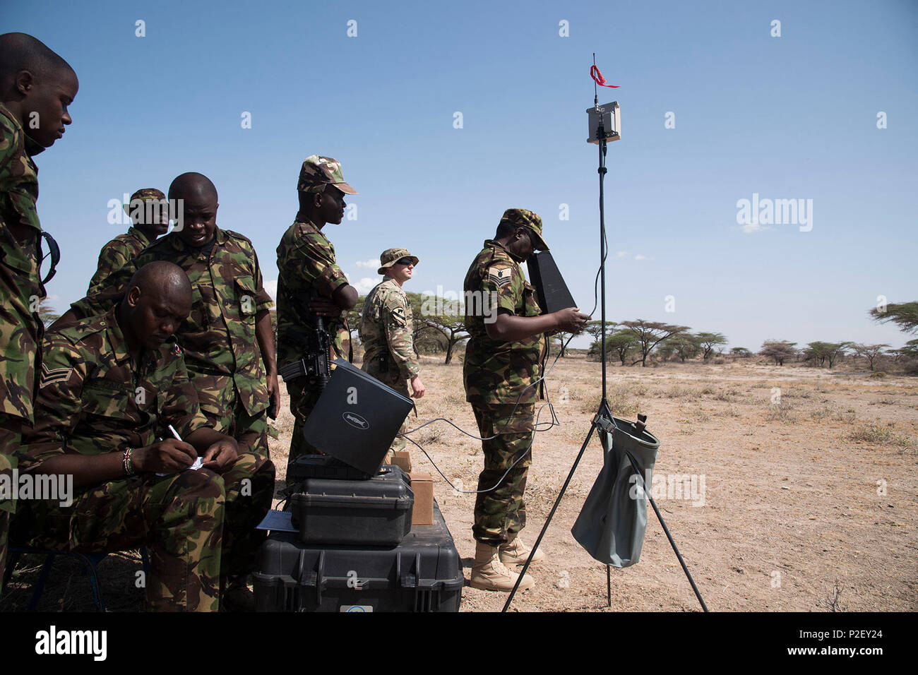 U.S. Army Staff Sgt. Charles Wirks, 1st Battalion, 124th Infantry ...
