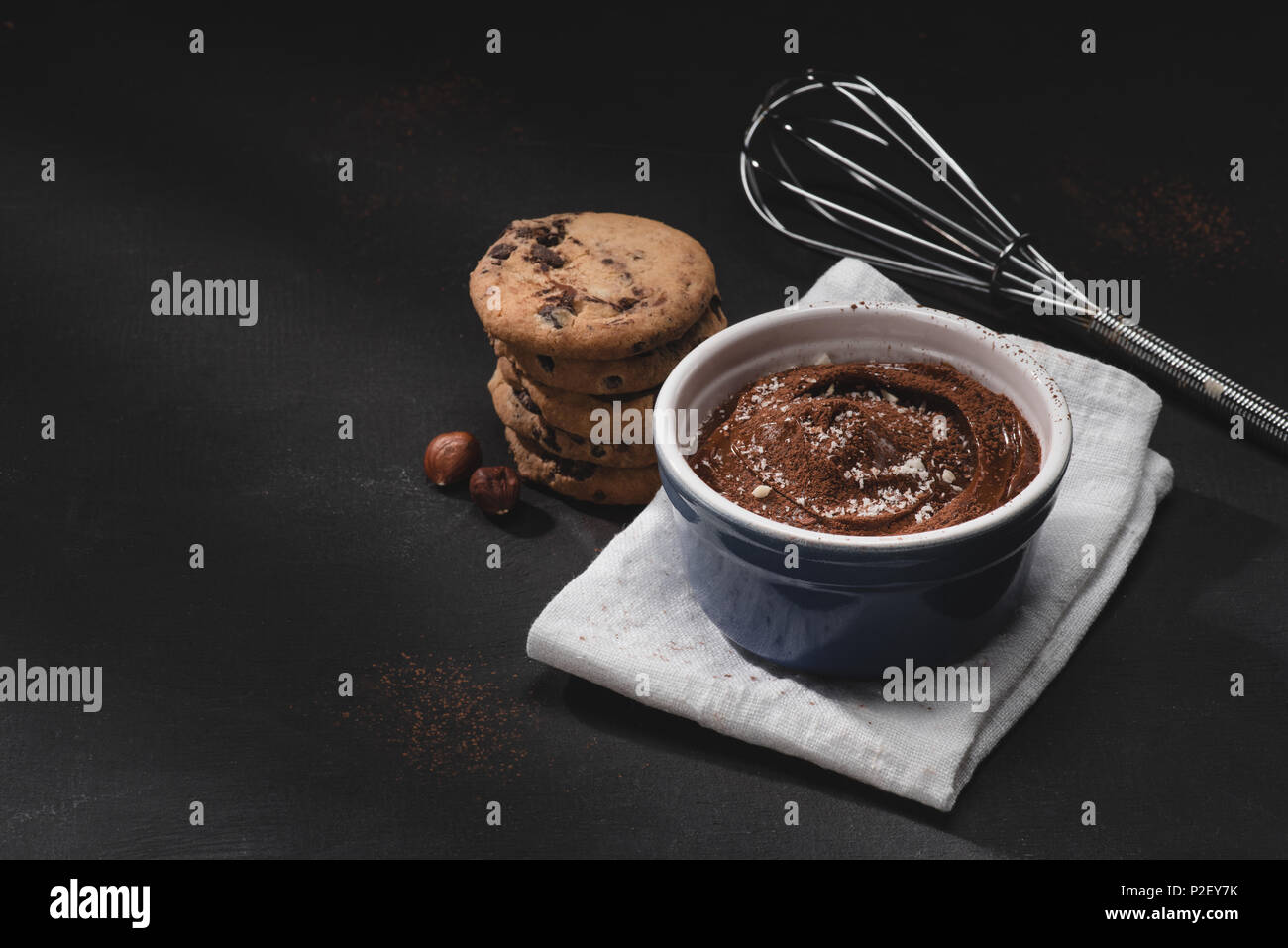 Yummy chocolate on whisk hi-res stock photography and images - Alamy