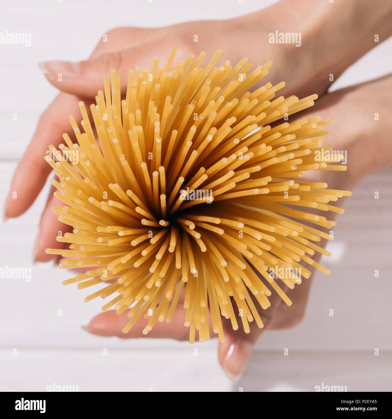 Woman eating spaghetti italy hi-res stock photography and images - Alamy