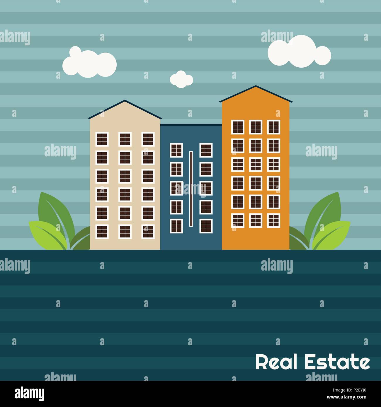 Property market unusual home Stock Vector Images - Alamy