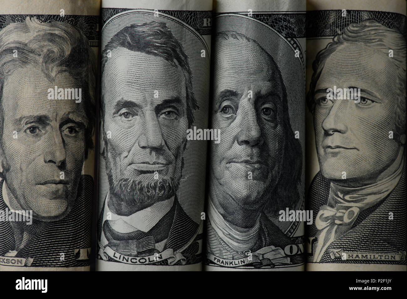 Presidents on money hi-res stock photography and images - Alamy
