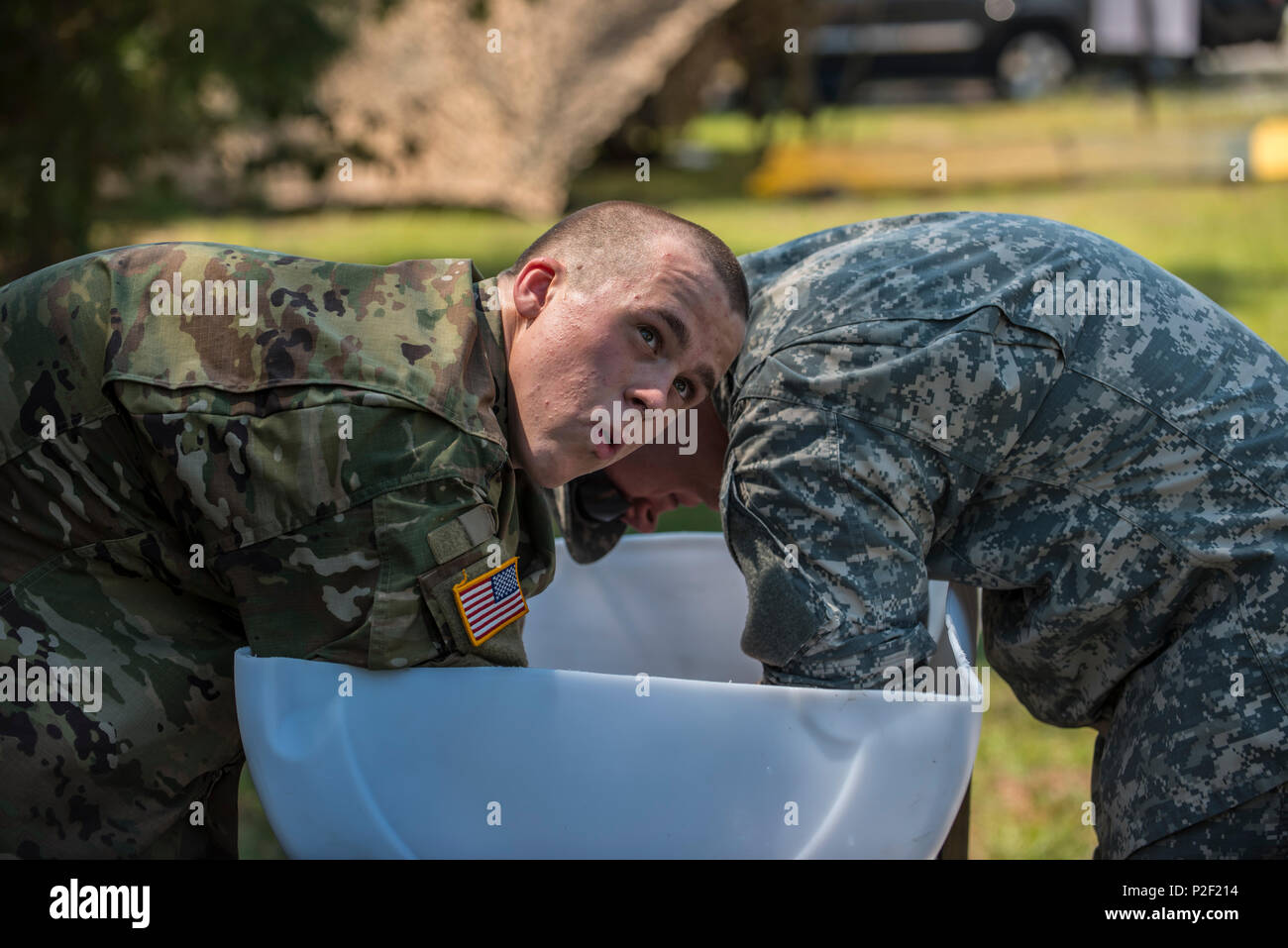 Soldiers in Basic Combat Training assisting with the 2016 Drill ...
