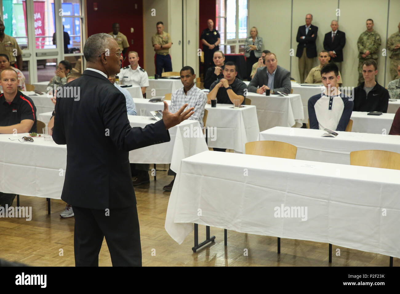 Dr. Kenneth D. Dunn, director of the Marine Corps Leadership Seminar ...