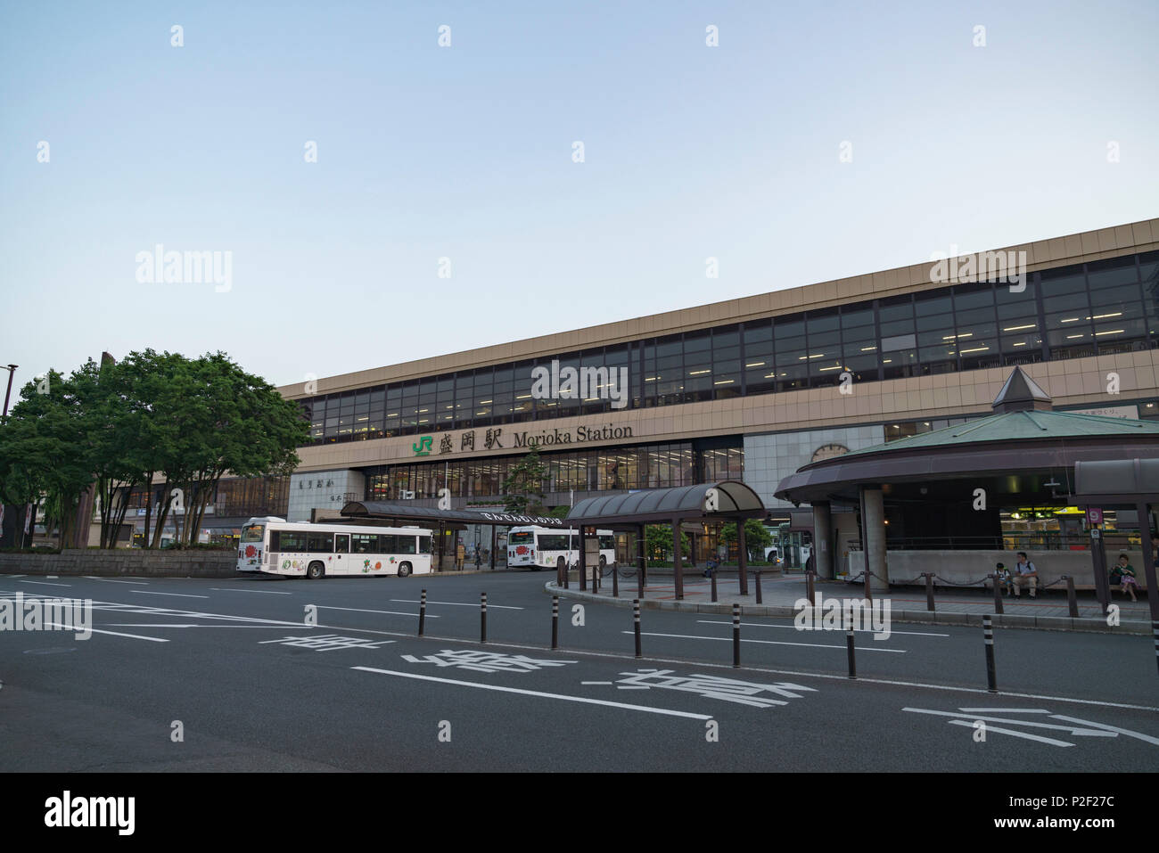 Exterior of Morioka Station, Morioka City, Iwate Prefecture, Japan ...
