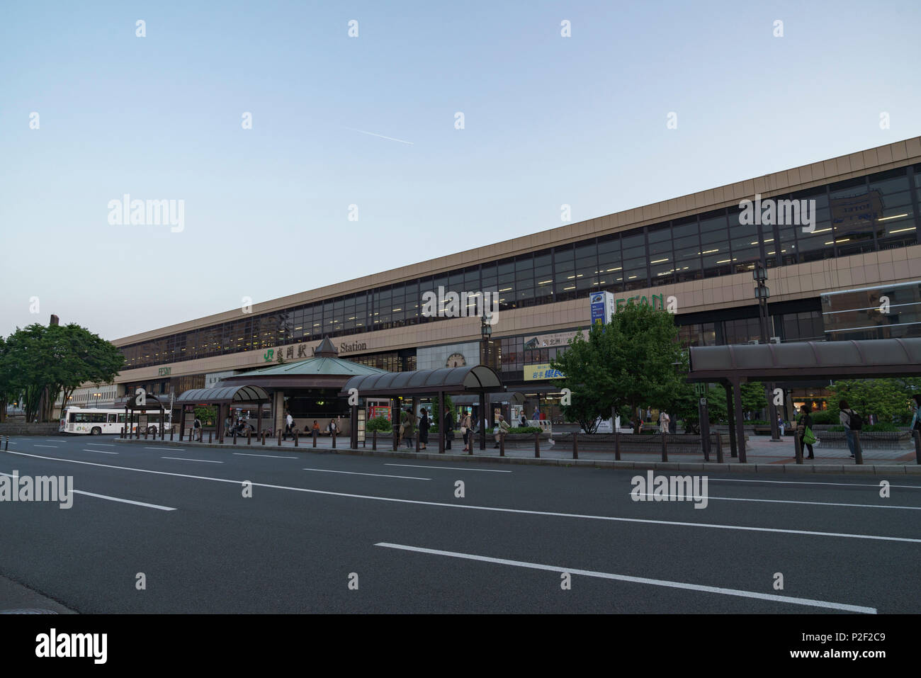 Exterior of Morioka Station, Morioka City, Iwate Prefecture, Japan ...
